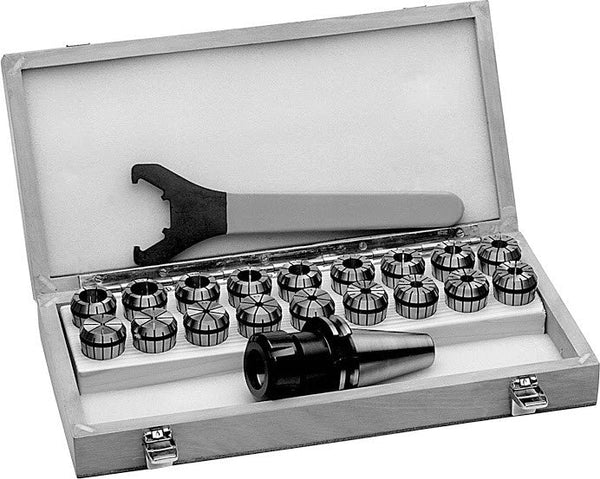 Centaur Tools Master Tooling Sets - ER8 Collet Set & Straight Shank ER8 ...